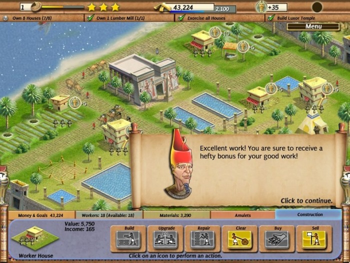 Empire Builder: Ancient Egypt screenshots | Hooked Gamers
