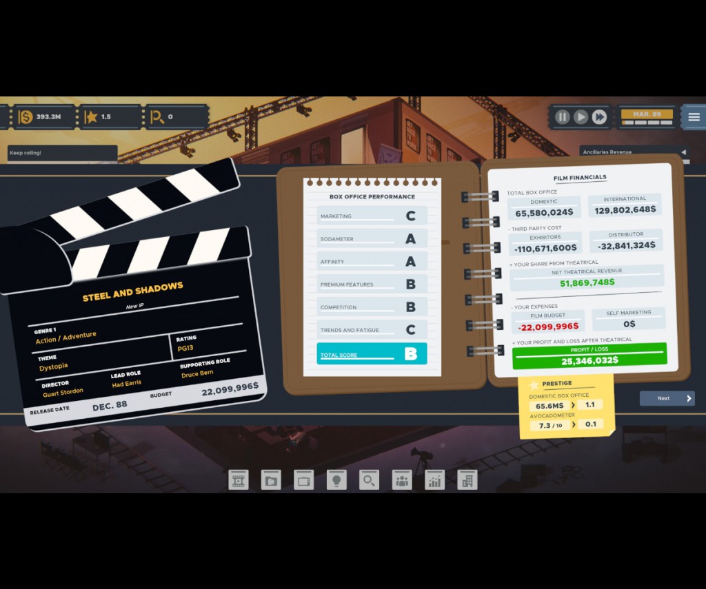 The Executive - Movie Industry Tycoon PC review - "An Oscar or a Razzie ...